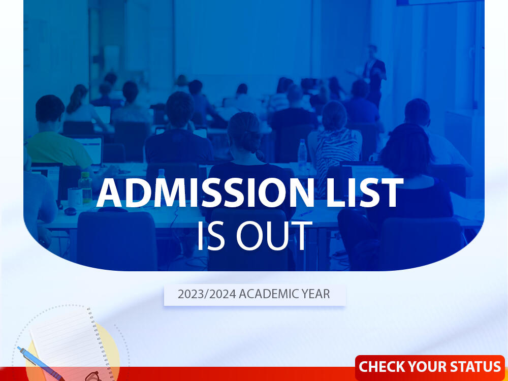 Admissions List for 2024/2025 Academic year | Department of Classics ...
